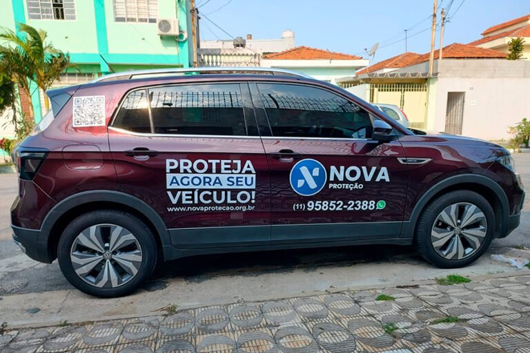 Carro plotagem profissional - Adesivagem de veículos de frota